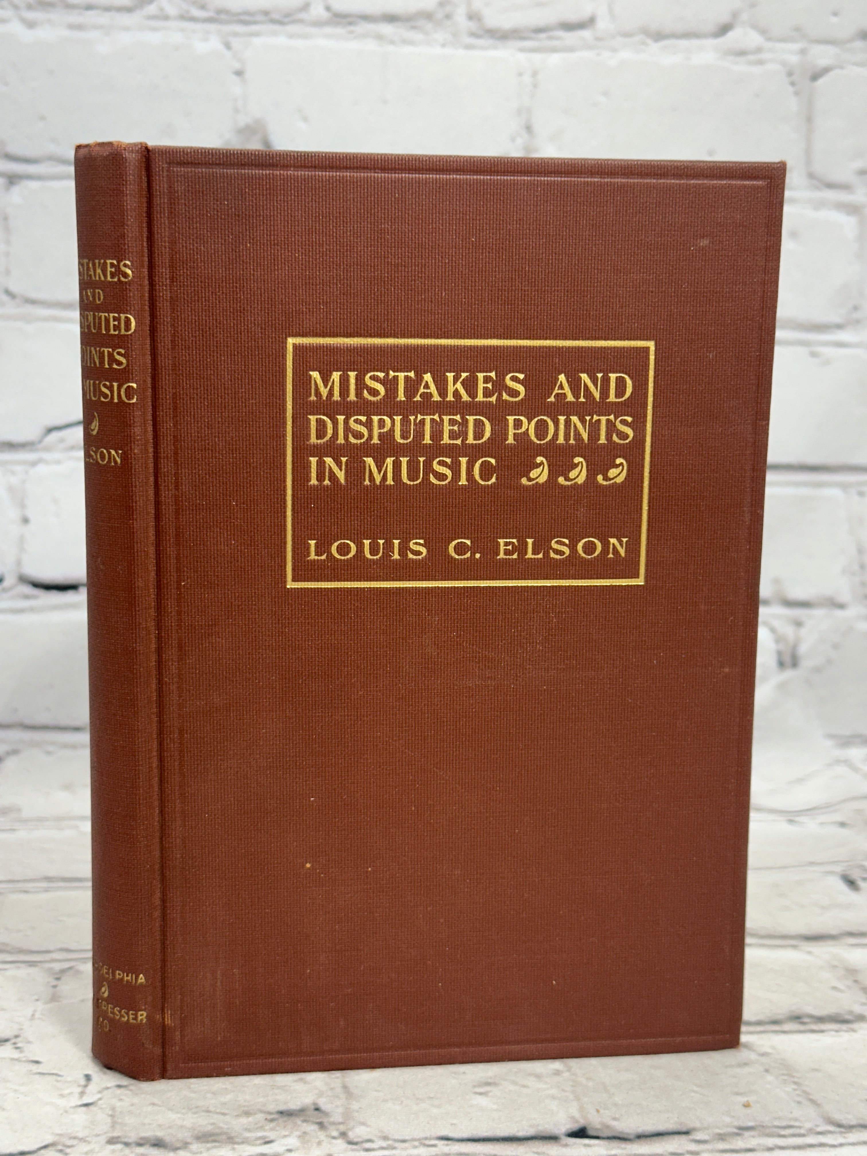 Mistakes and Disputed Points in Music and Music Teaching by Louis Elso ...